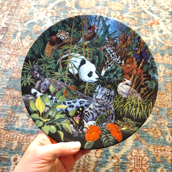 Art | Collectors Plate The Pandas World By Gene Dieckhoner The Bradford ...
